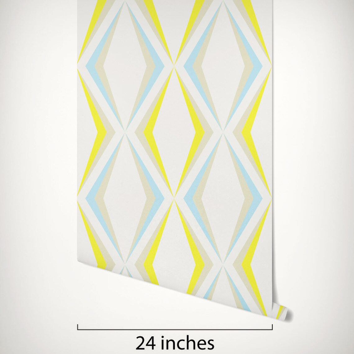 Mid Century Wallpaper. Minimalist Wallpaper. Geometric - Etsy