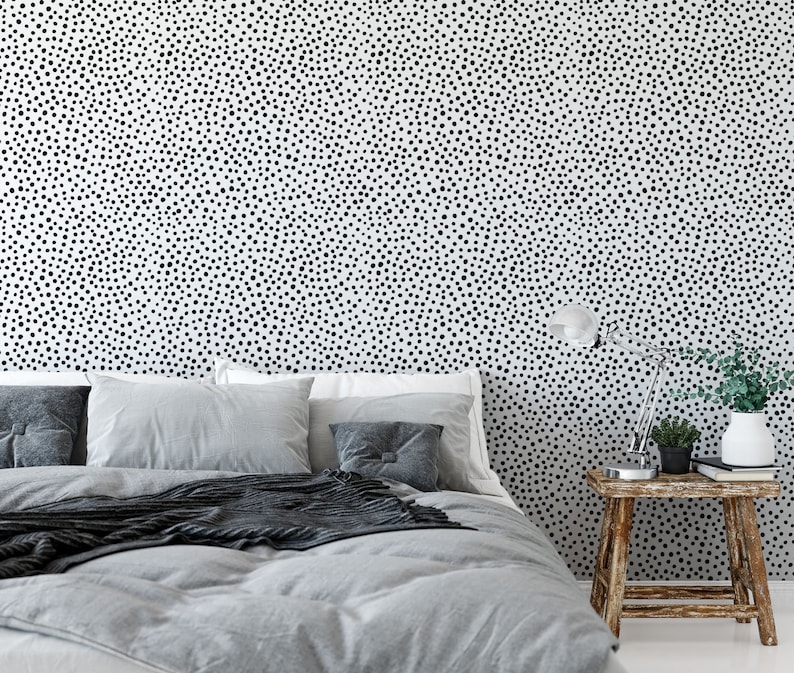 Minimalist Removable Wallpaper. Abstract Wallpaper. Modern - Etsy