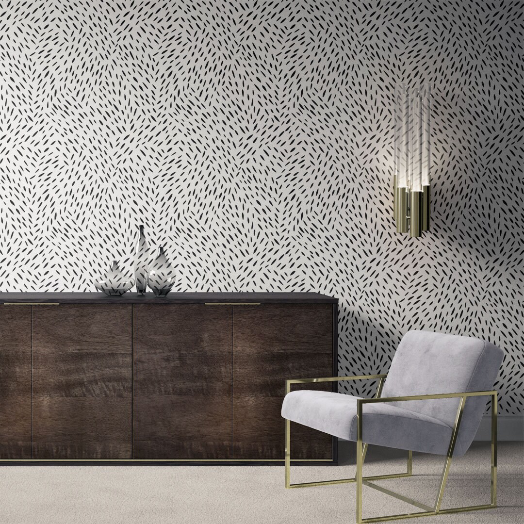 Minimalist Removable Wallpaper. Abstract Wallpaper. Modern Wallpaper ...
