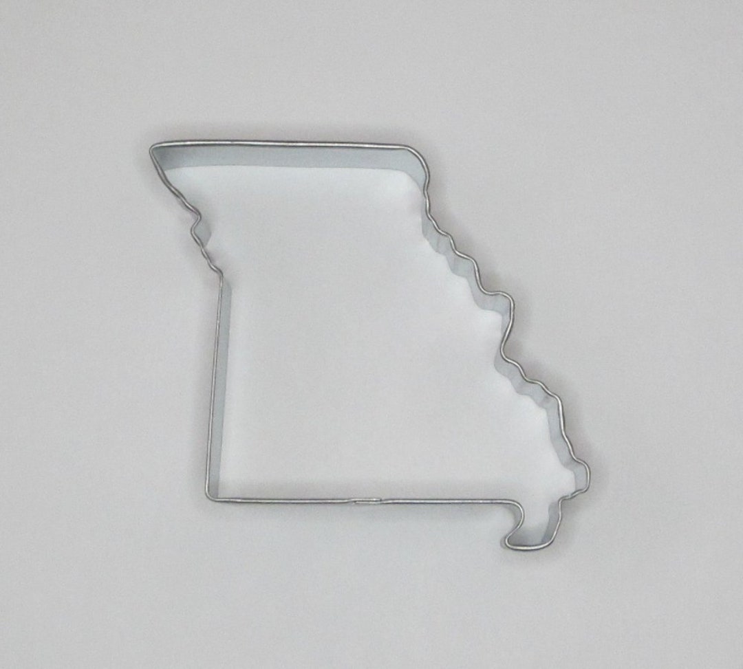 3 1/8" Missouri MO Cookie Cutter Map Shape Outline the Show Me State - Etsy