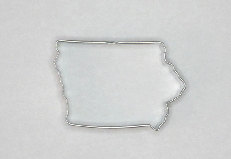 3 Iowa IA Cookie Cutter USA Map State Outline the - Etsy