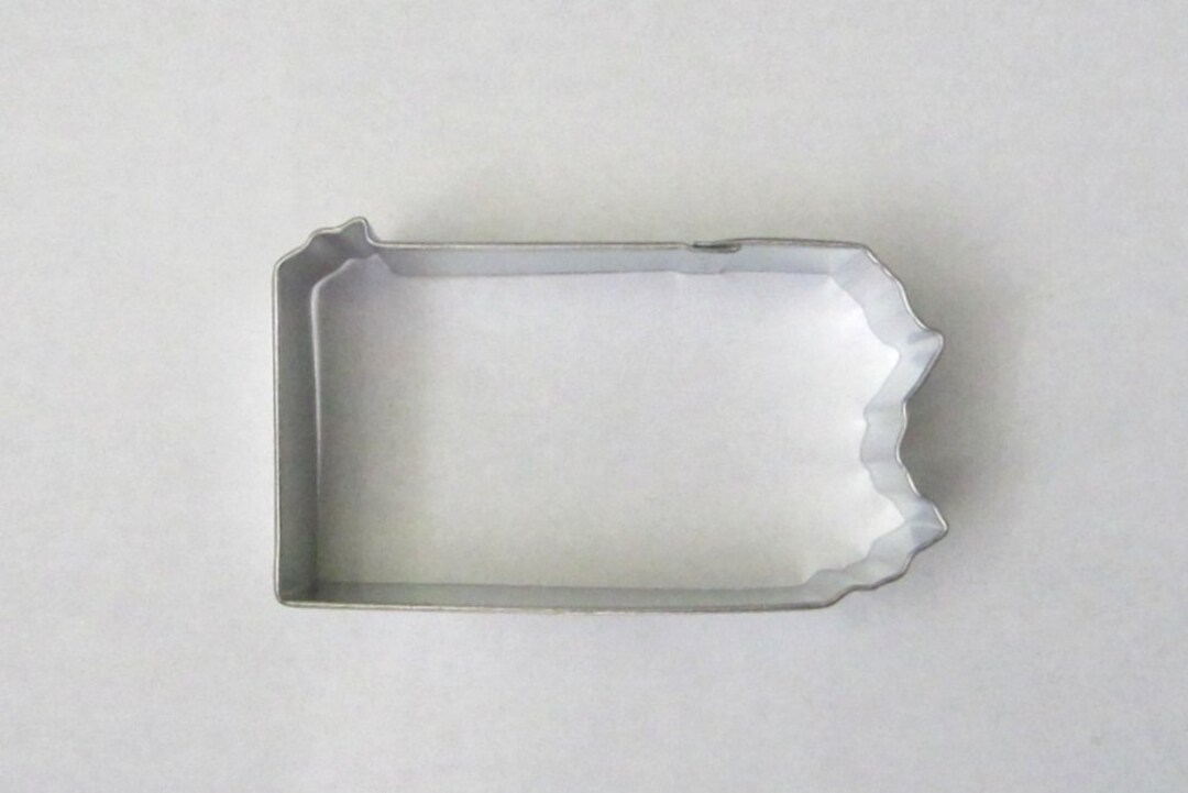 3.5" Pennsylvania PA Cookie Cutter USA Map State Outline the Keystone ...