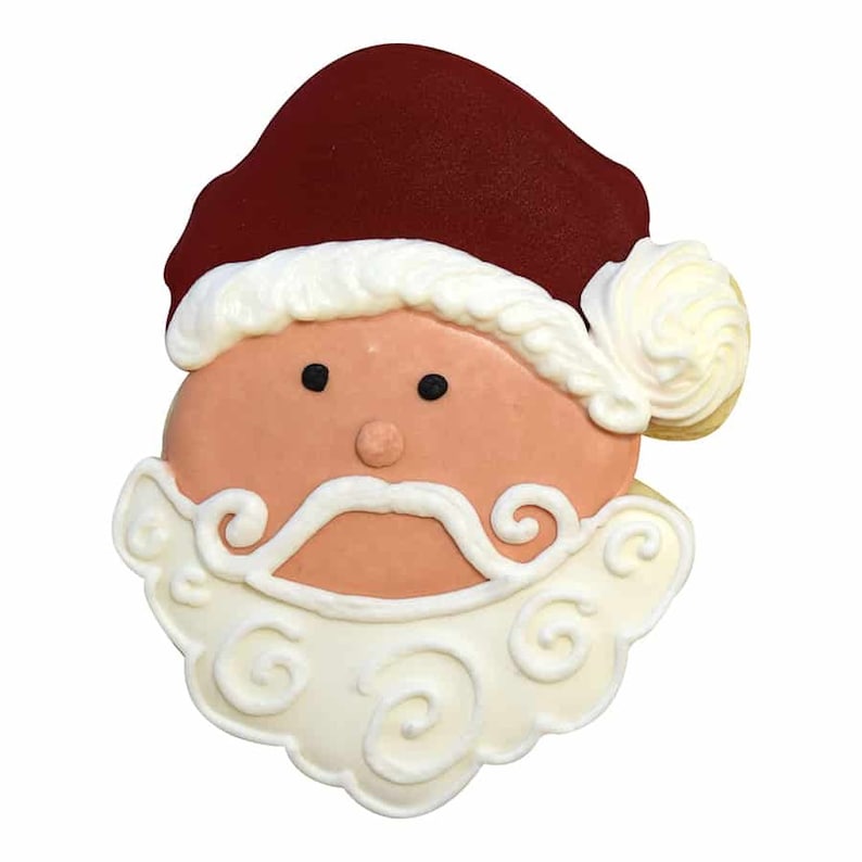 4" Santa Face Head Cookie Cutter Christmas Winter Holiday Baking - Etsy