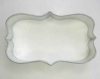 Rectangular Plaque Cookie Cutter - Etsy