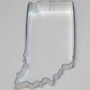 3.5" Indiana IN Cookie Cutter State Map Shape Outline - Etsy