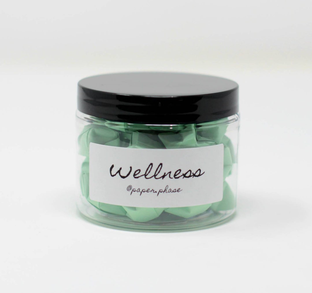Wellness Jar A Jar of Paper Stars Filled With Motivational - Etsy
