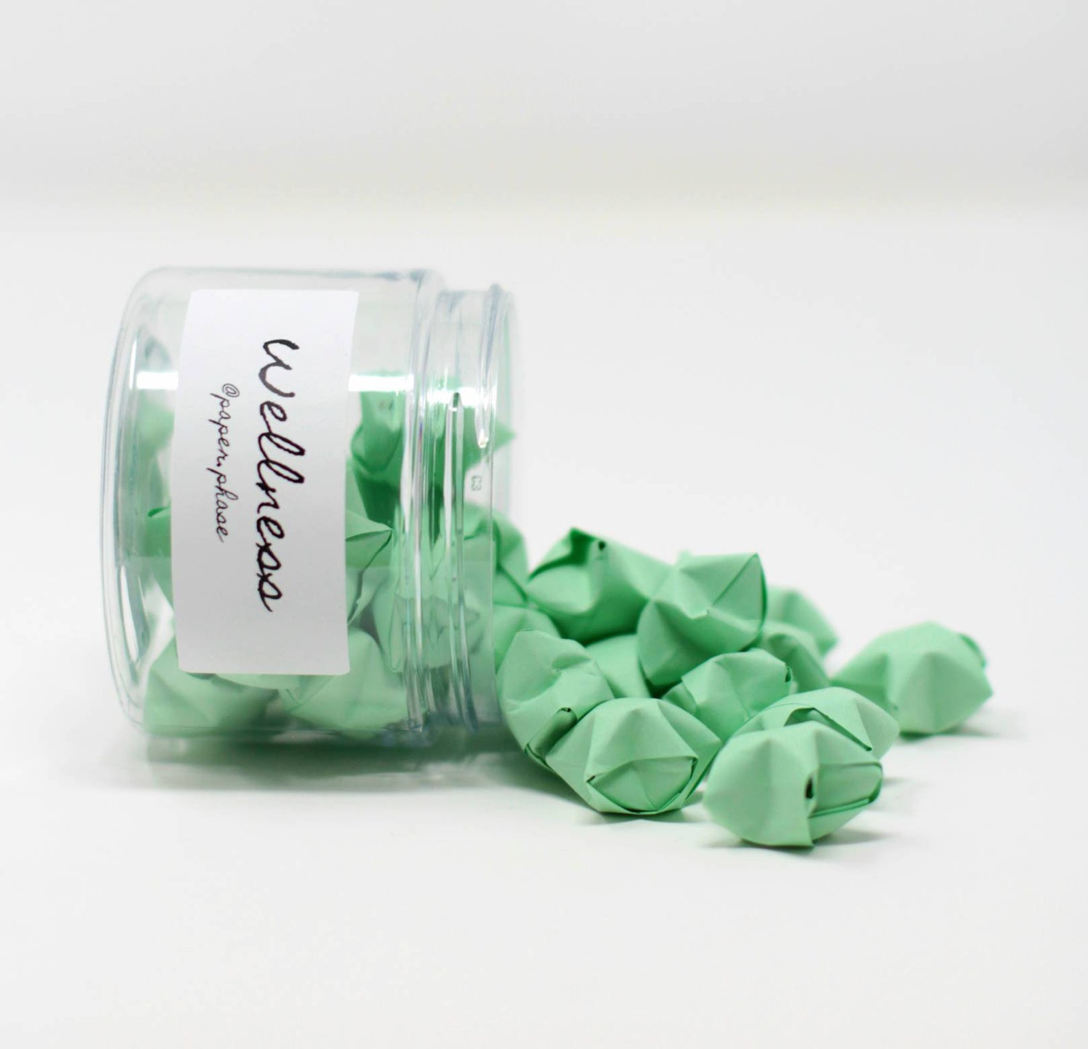 Wellness Jar A Jar of Paper Stars Filled With Motivational - Etsy