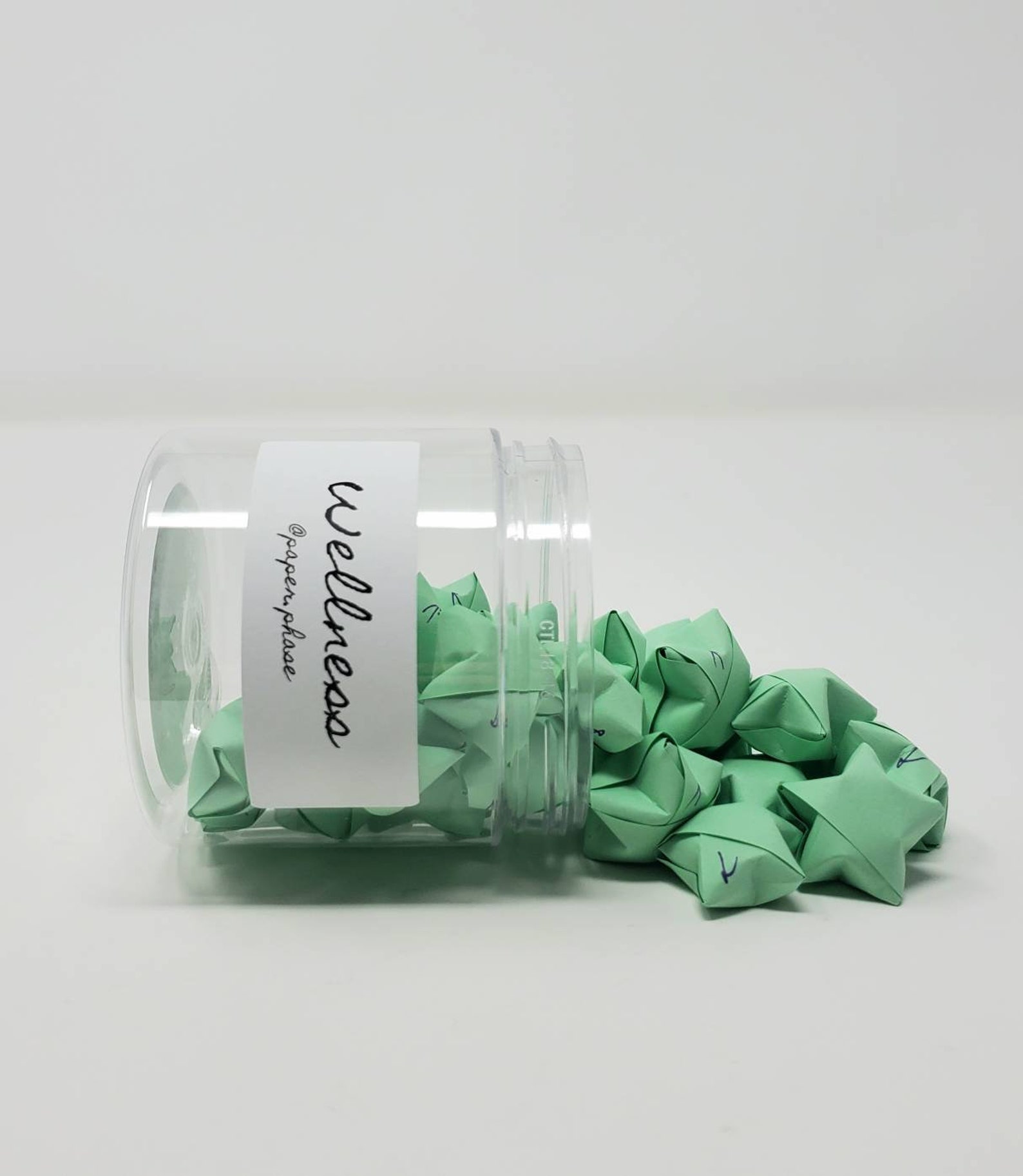 Wellness Jar A Jar of Paper Stars Filled With Motivational - Etsy