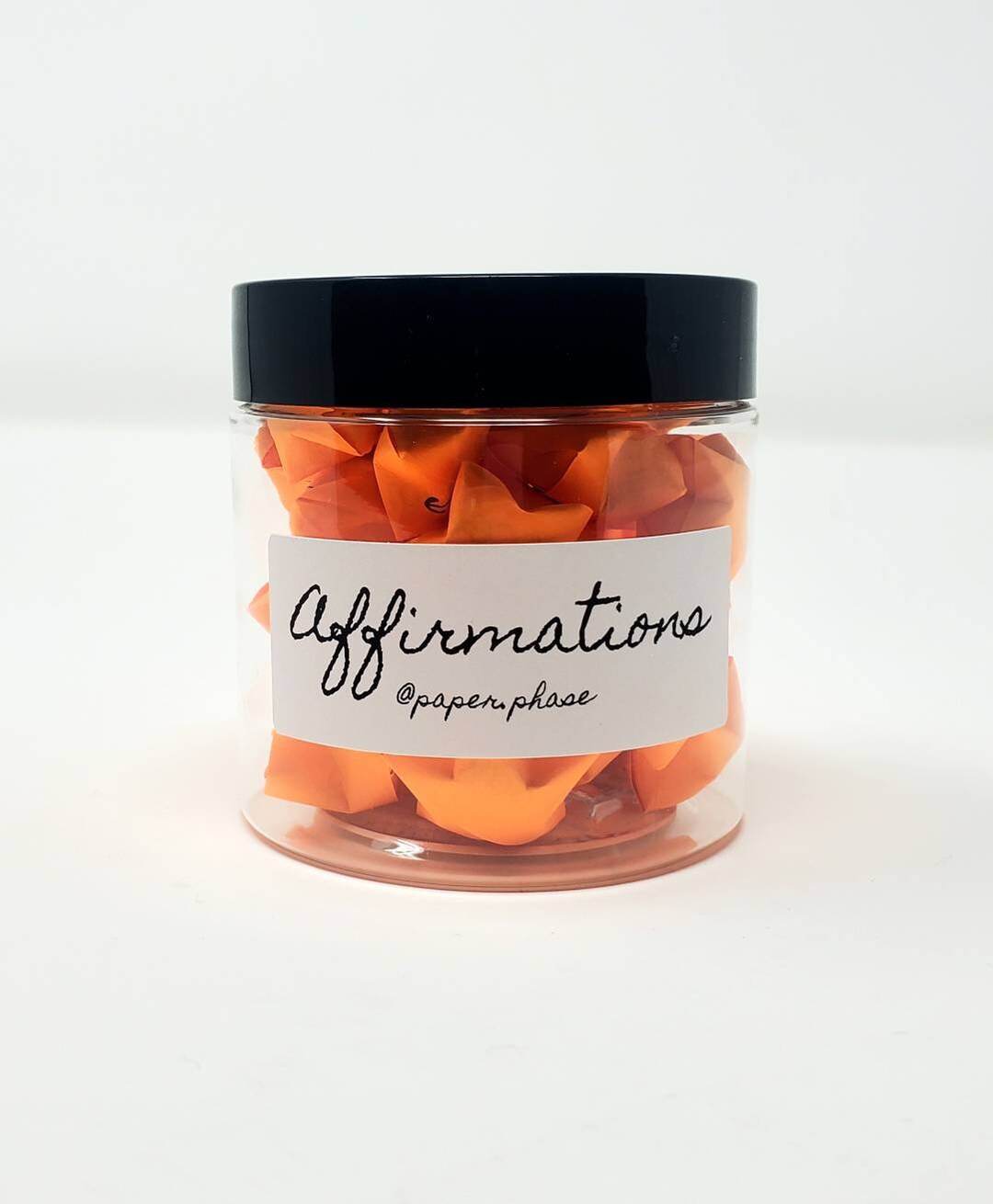 Affirmation Jar A Jar of Origami Paper Stars Filled With Positive ...