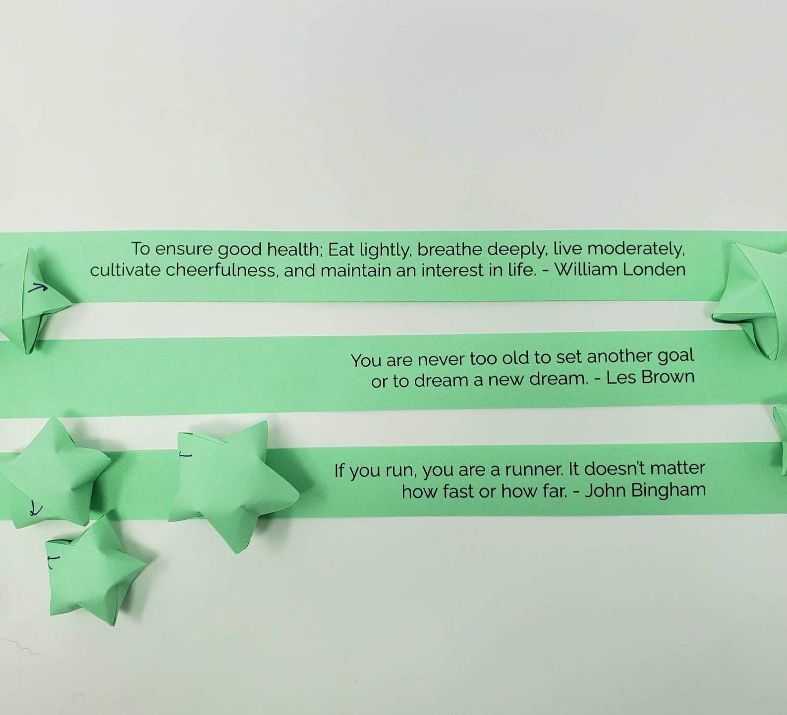 Wellness Jar A Jar of Paper Stars Filled With Motivational - Etsy