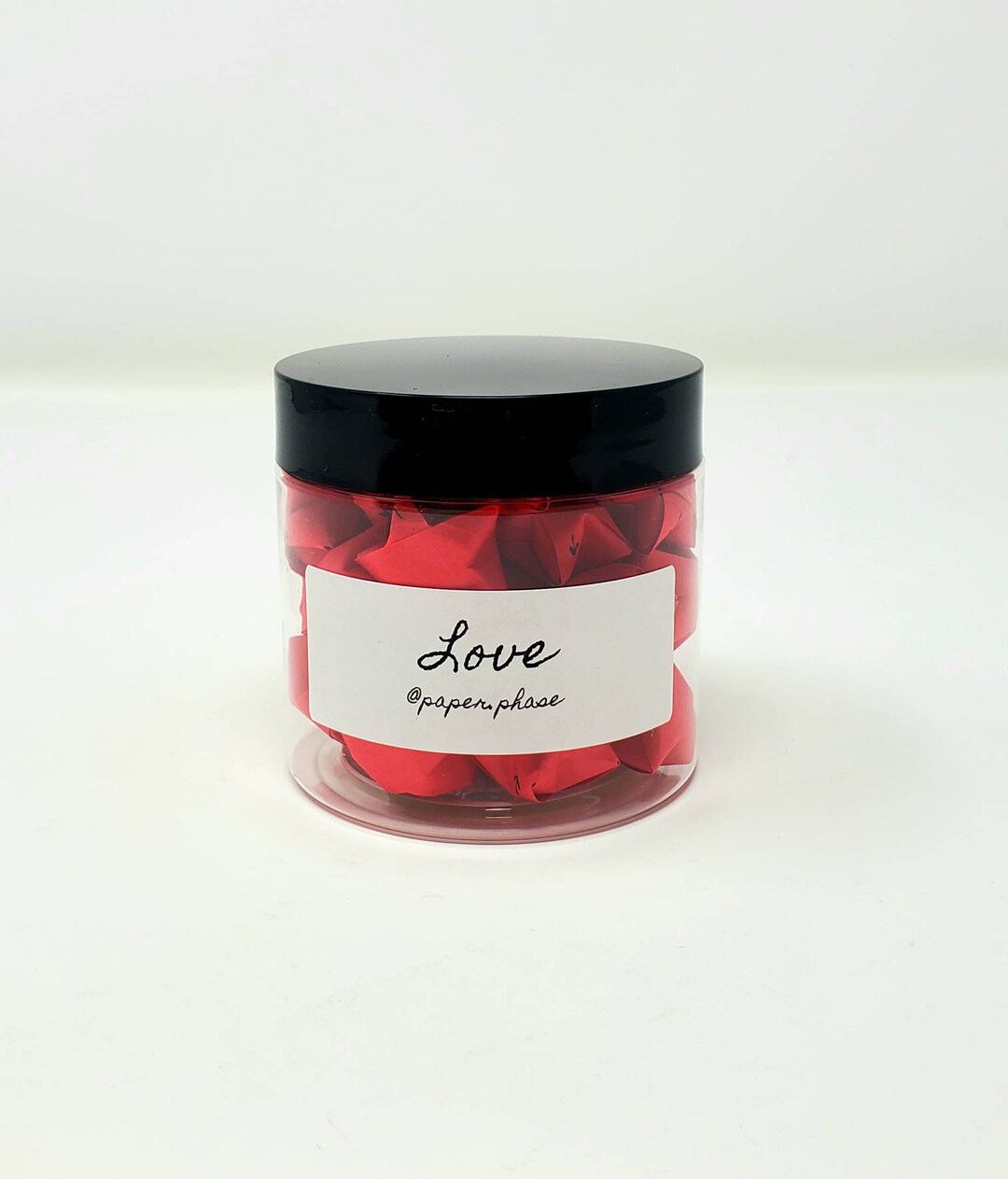 Love Jar A Jar of Paper Stars Filled With Romantic Loving & - Etsy