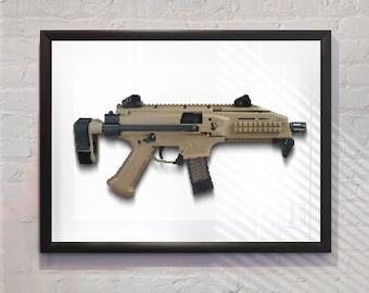 18x24 framed M16 Exploded View Limited Edition Poster - Etsy