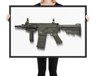 M4 Carbine Wall Art - Etsy