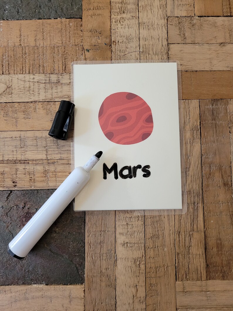 Solar System Busy Book Mercury Planets Mini Unit Study - Etsy