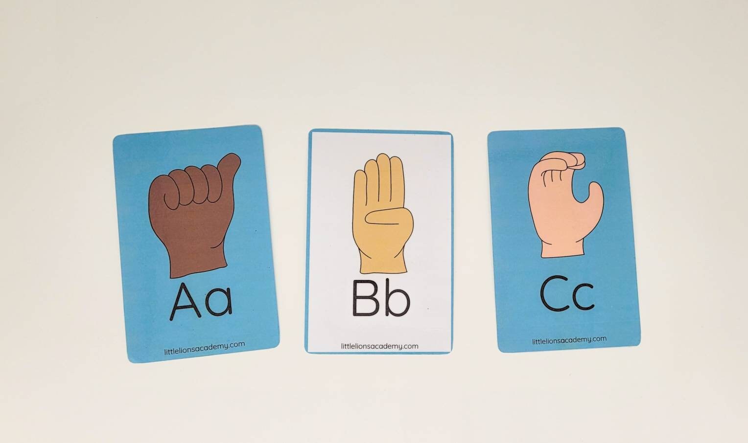 Alphabet ASL Flashcards, ASL, Sign Language, Homeschool, Deaf Education ...