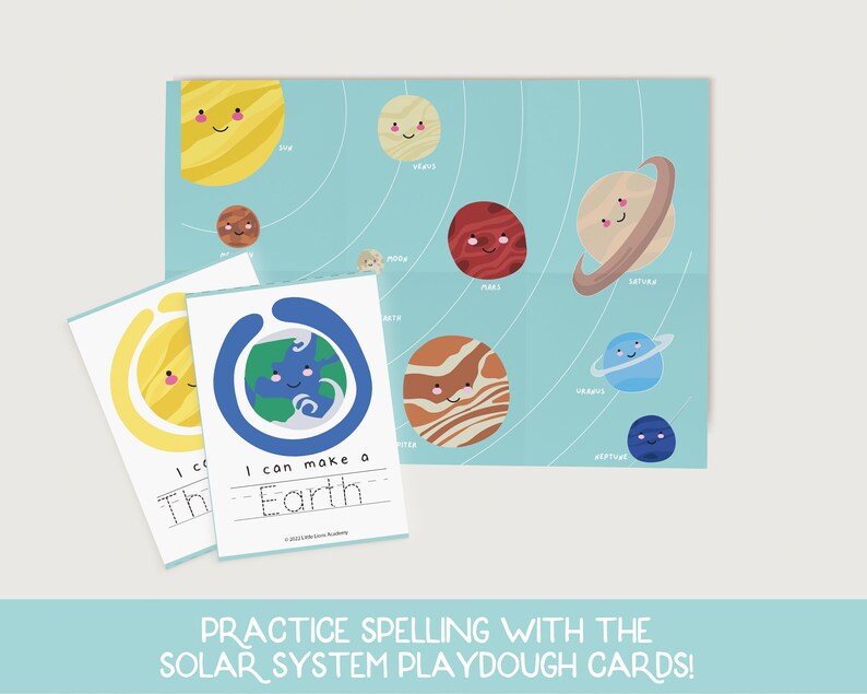 Solar System Playdough Mats, Playdough Mats, Solar System Activity ...