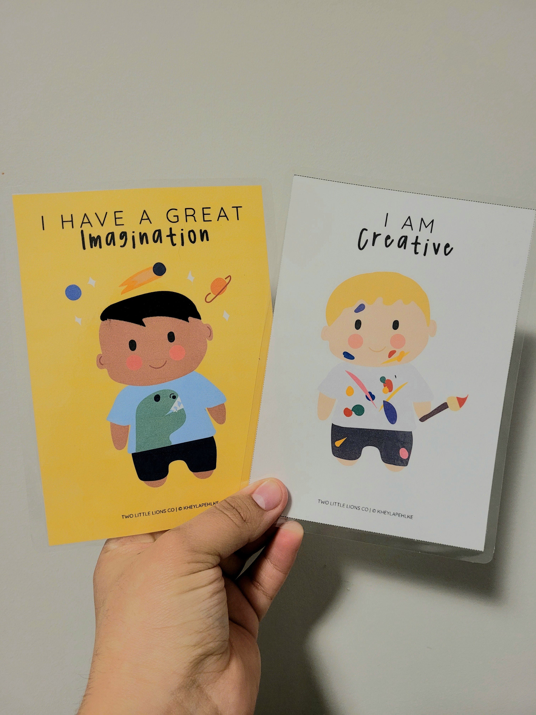 English and Spanish Affirmation Cards for Kids, Printable Affirmation ...