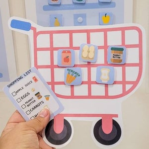 Grocery Store Activity Printable, Pretend Play Printables, Shopping ...