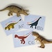 Dinosaur Alphabet Flashcards, Alphabet Printable, ABC Cards, Flash ...