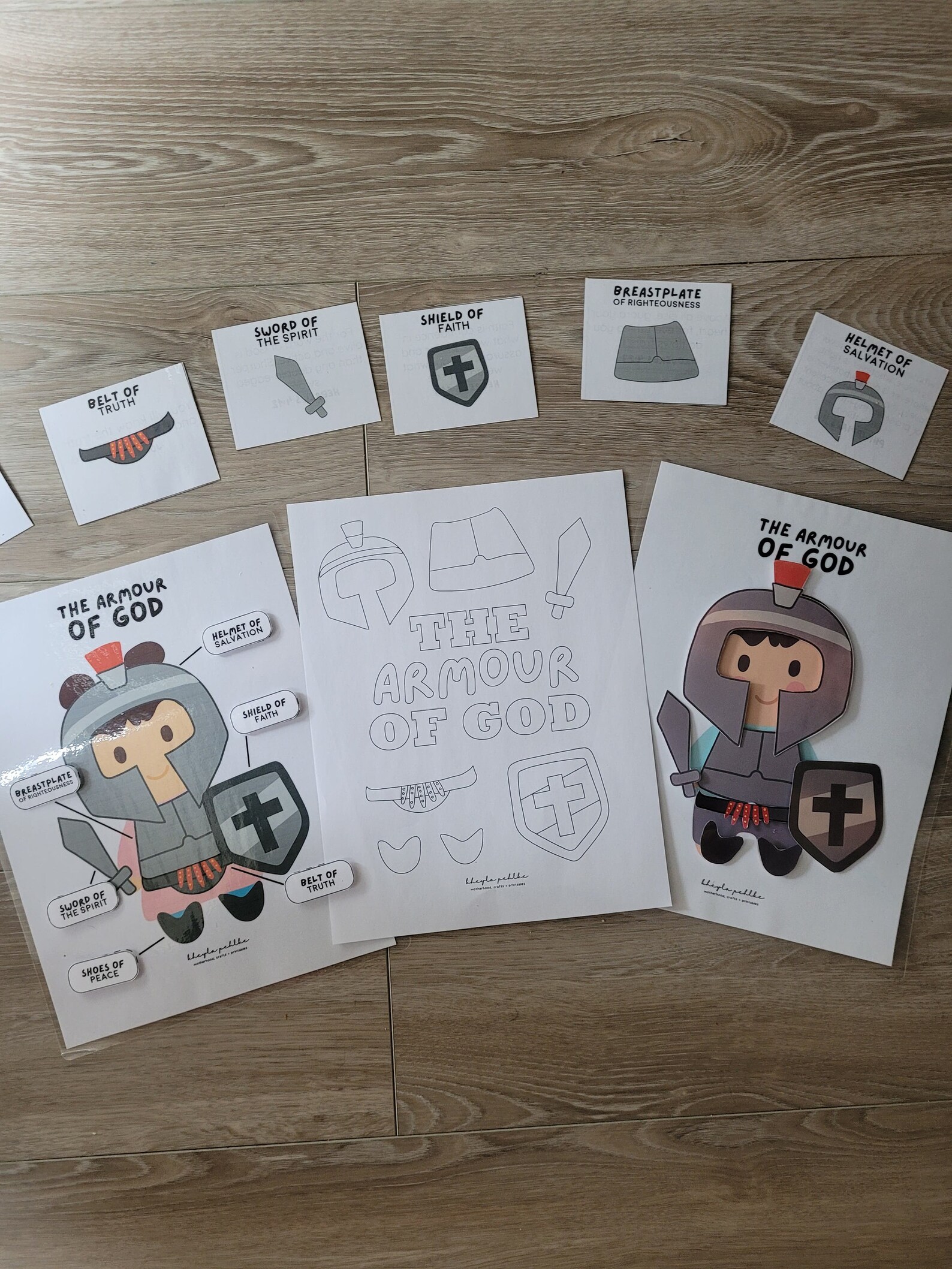 Armor of God Printable Activities, Bible Lesson, Sword of the Spirit ...