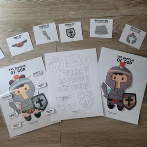 Armor of God Printable Activities, Bible Lesson, Sword of the Spirit ...
