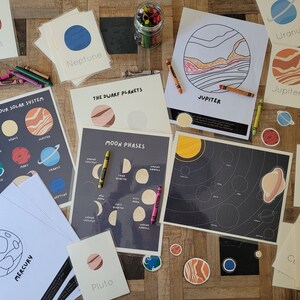 Solar System Busy Book Mercury Planets Mini Unit Study - Etsy