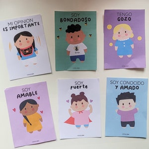 Spanish Affirmation Cards for Kids, Afirmaciones Para Niños, Self Love ...