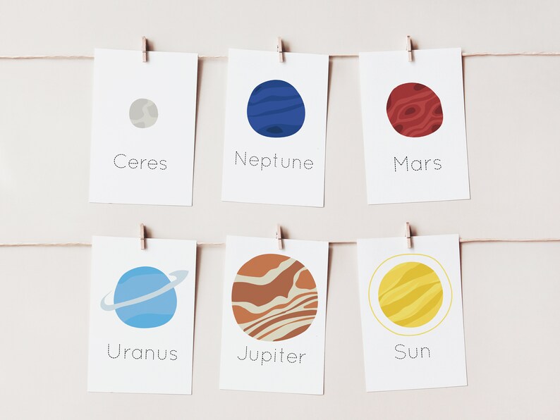 Solar System Busy Book Mercury Planets Mini Unit Study - Etsy