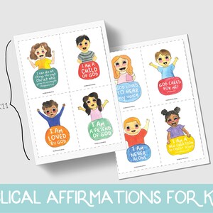 Christian Affirmations Cards, Printable Affirmation Cards, Affirmation ...