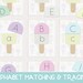 Alphabet Matching Cards, Letter Match Printable, Uppercase Lowercase ...