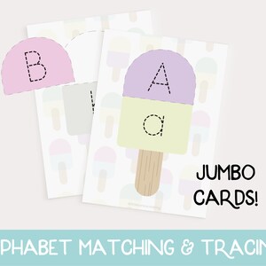 Alphabet Matching Cards, Letter Match Printable, Uppercase Lowercase ...