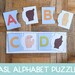 ASL Alphabet Puzzle, Sign Language Alphabet, ASL Print, Signing ...