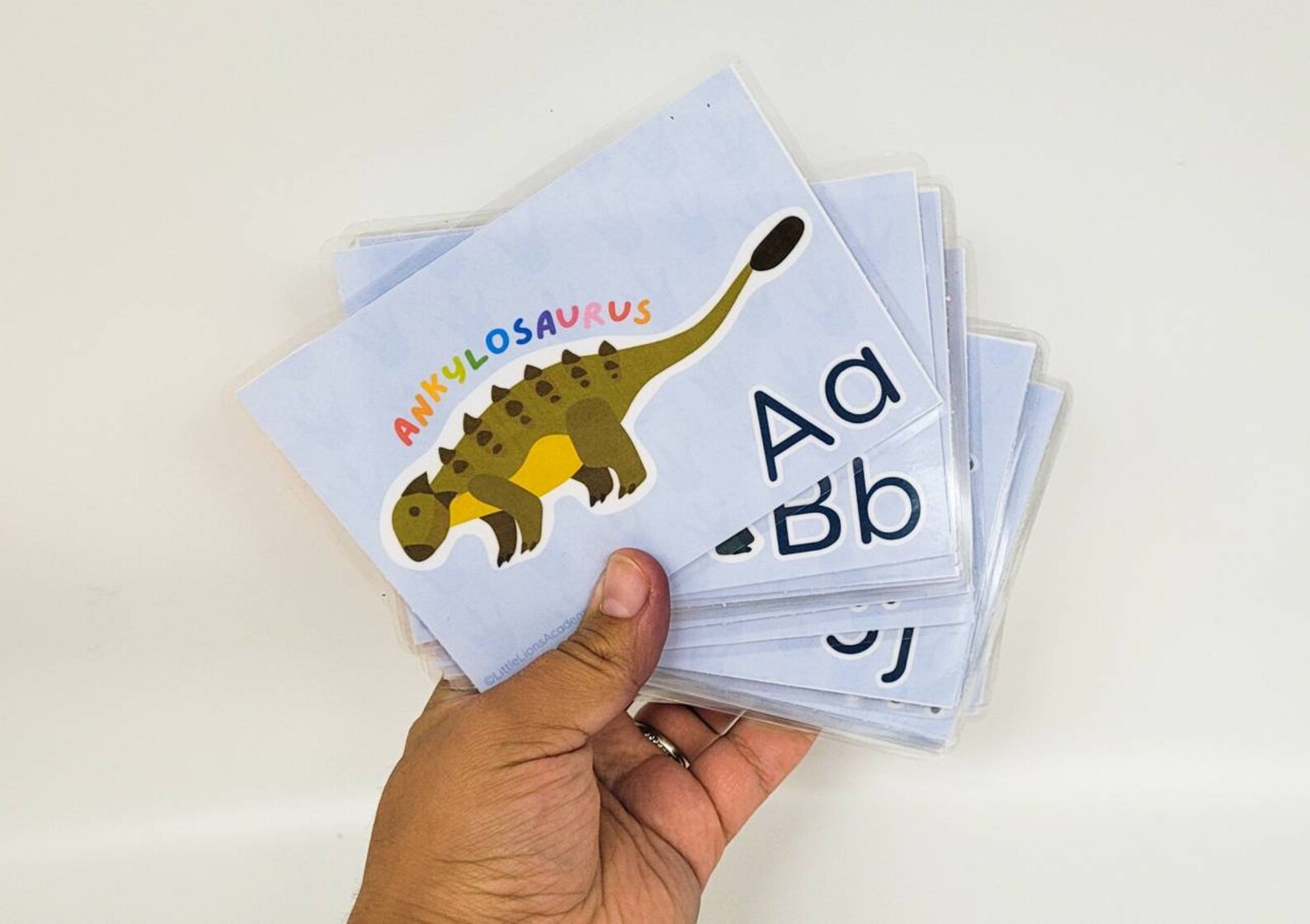 Dinosaur Alphabet Flashcards, Alphabet Printable, ABC Cards, Flash ...