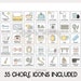 Spanish Chore Chart, Kids Responsibility Chart, Daily Routine Chart ...