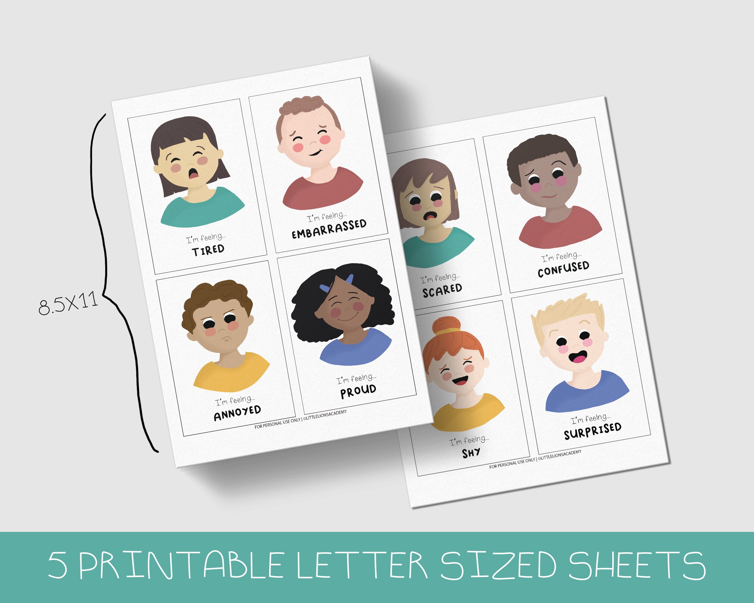 Emotion Cards, Emotions Preschool, Feelings Cards, Flashcards for Kids ...