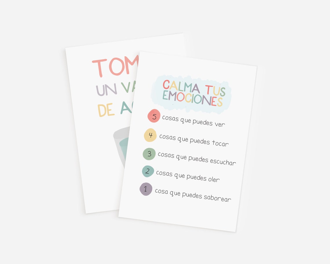 Calming Corner Spanish, Esquina De Calmarse, Spanish Calming Corner ...