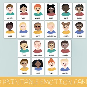 Emotion Cards, Emotions Preschool, Feelings Cards, Flashcards for Kids ...