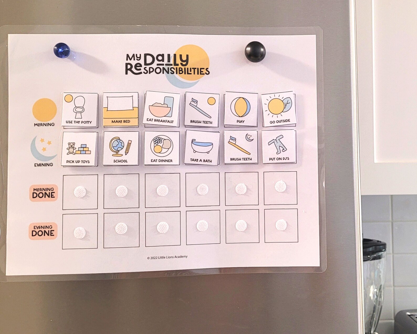 Kids Responsibility Chart Daily Routine Chart Daily Routine - Etsy