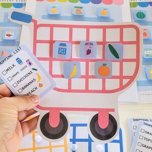 Grocery Store Activity Printable, Pretend Play Printables, Shopping ...