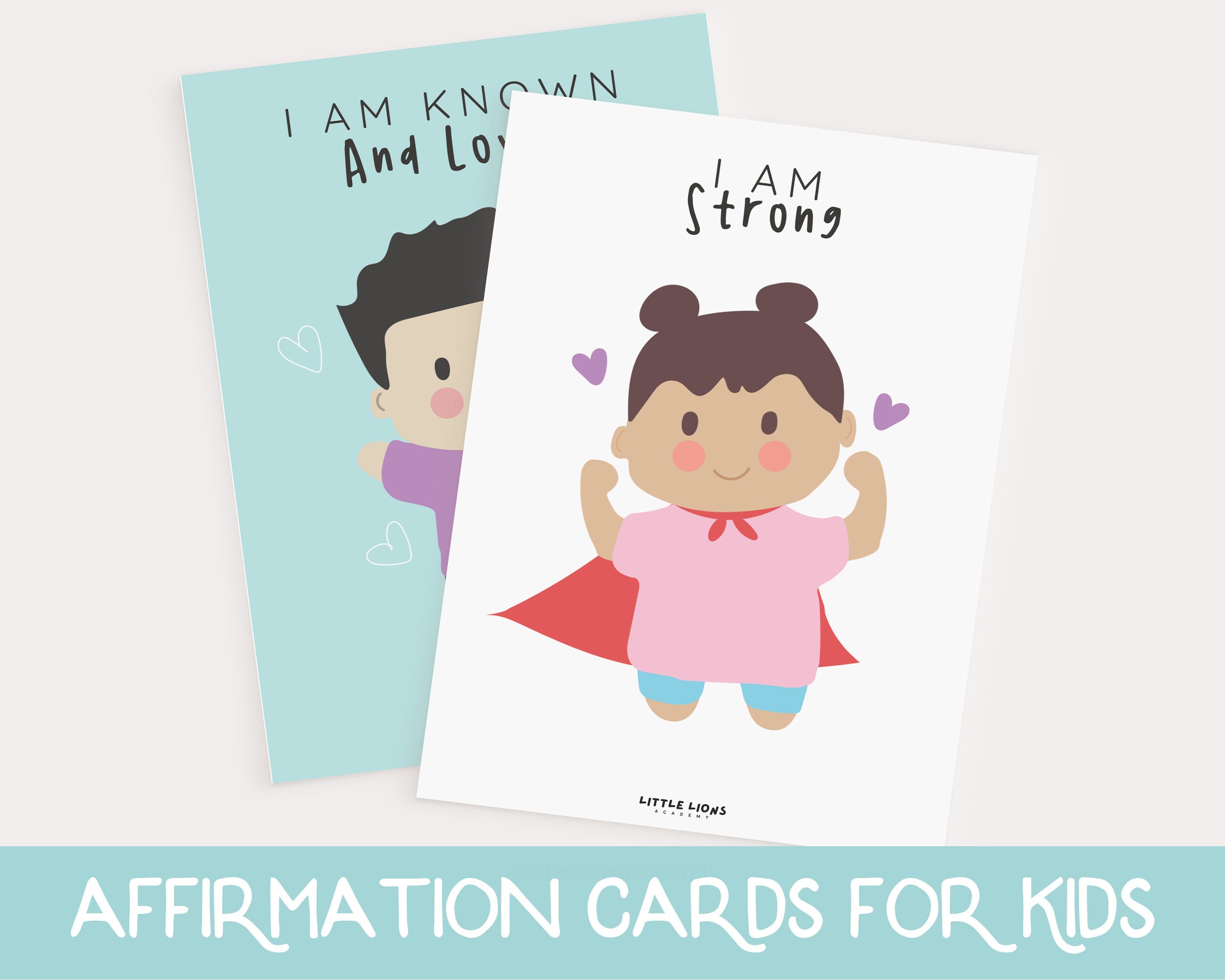 Affirmation Cards for Kids Printable Affirmation Cards Self - Etsy Canada