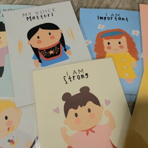 English and Spanish Affirmation Cards for Kids, Printable Affirmation ...