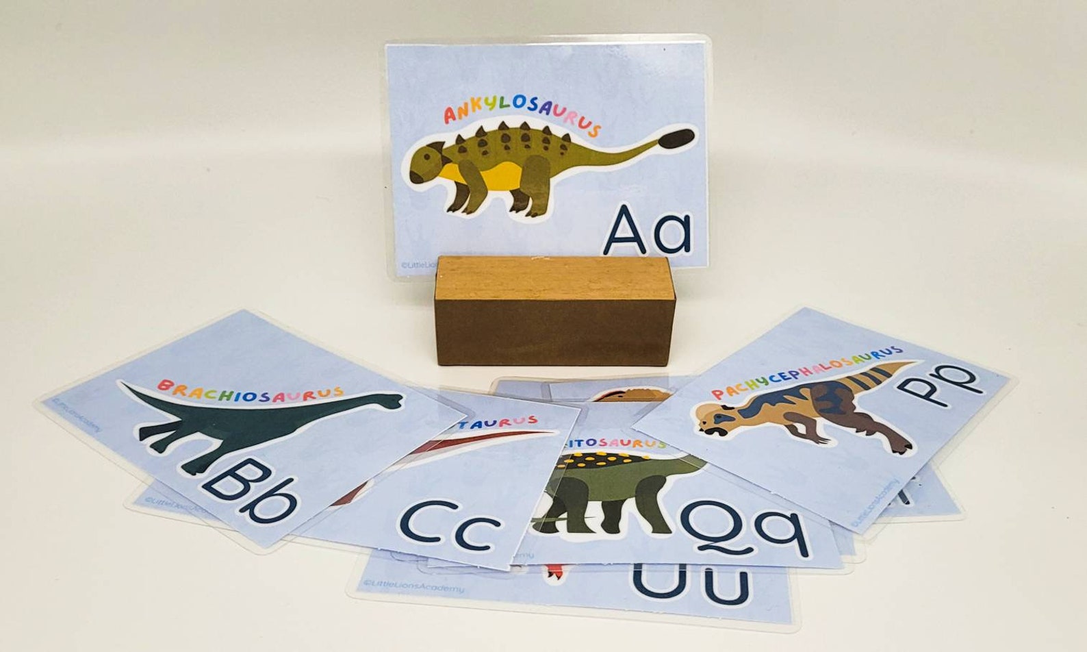 Dinosaur Alphabet Flashcards, Alphabet Printable, ABC Cards, Flash ...