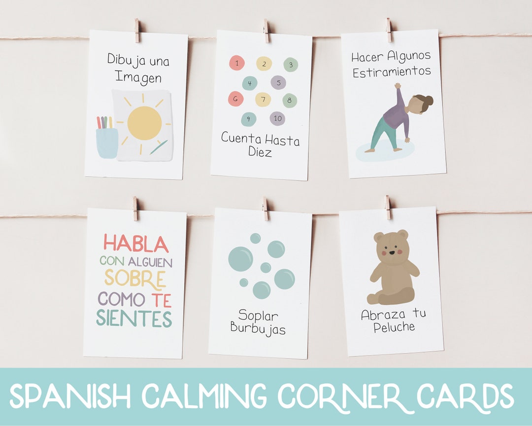 Calming Corner Spanish, Esquina De Calmarse, Spanish Calming Corner ...