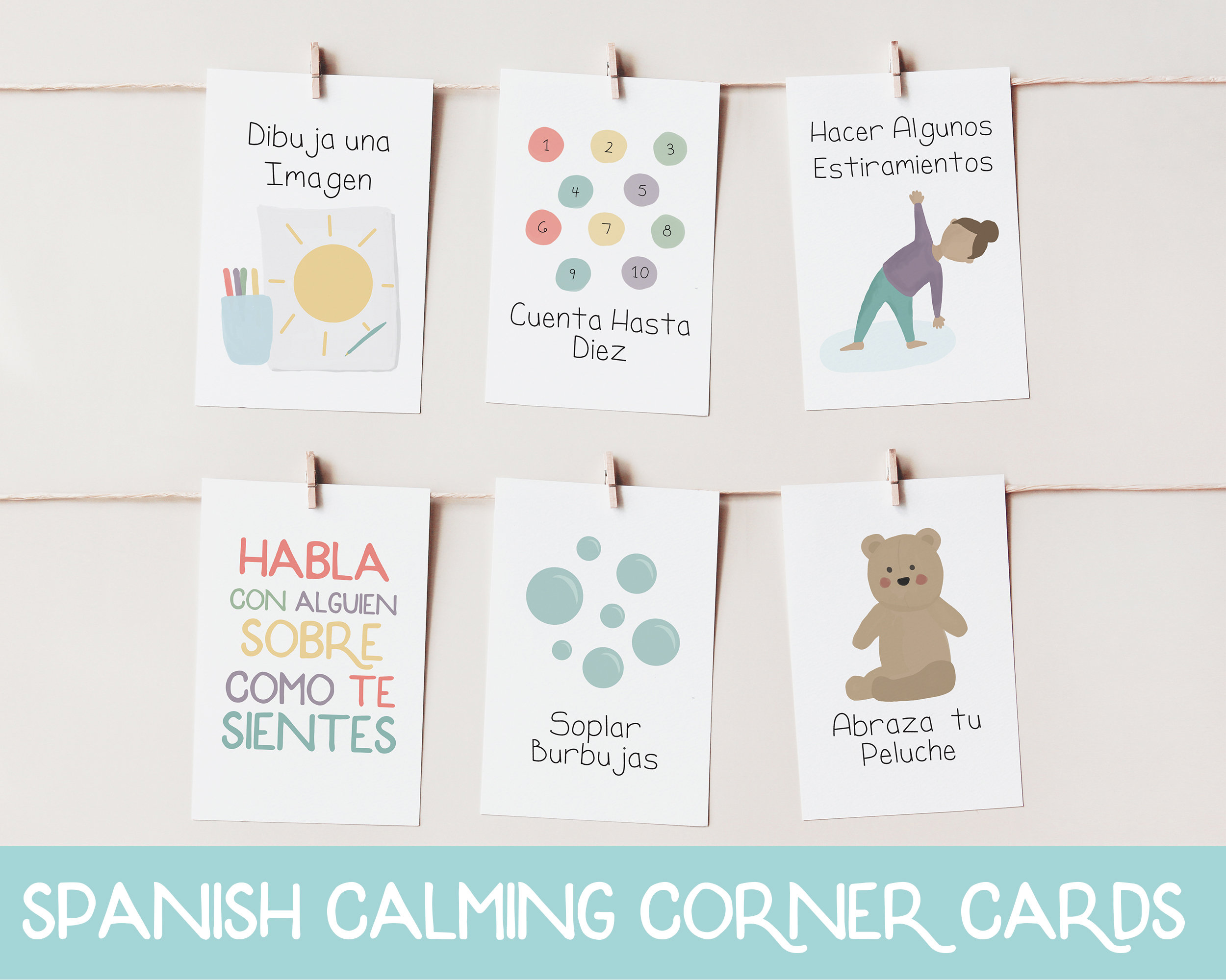 Calming Corner Spanish, Esquina De Calmarse, Spanish Calming Corner ...