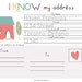 Editable Address Kids Activity, Address Practice, Homeschool Printable ...