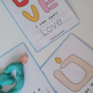 Valentines Playdough Mats, Playdough Mats, Valentine Activities, Kids ...