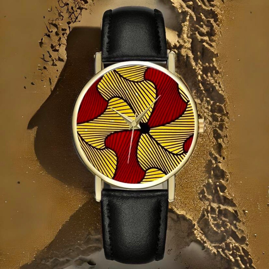 African Ankara Print Watch - Etsy