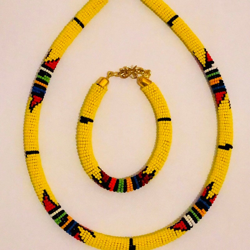 African Jewelry Set - Etsy