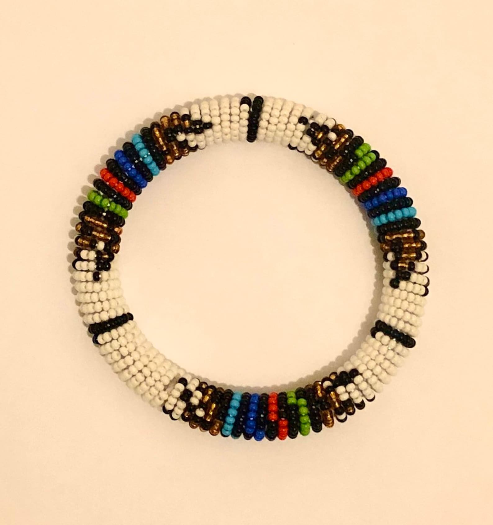African Zulu Beaded Bracelets - Etsy