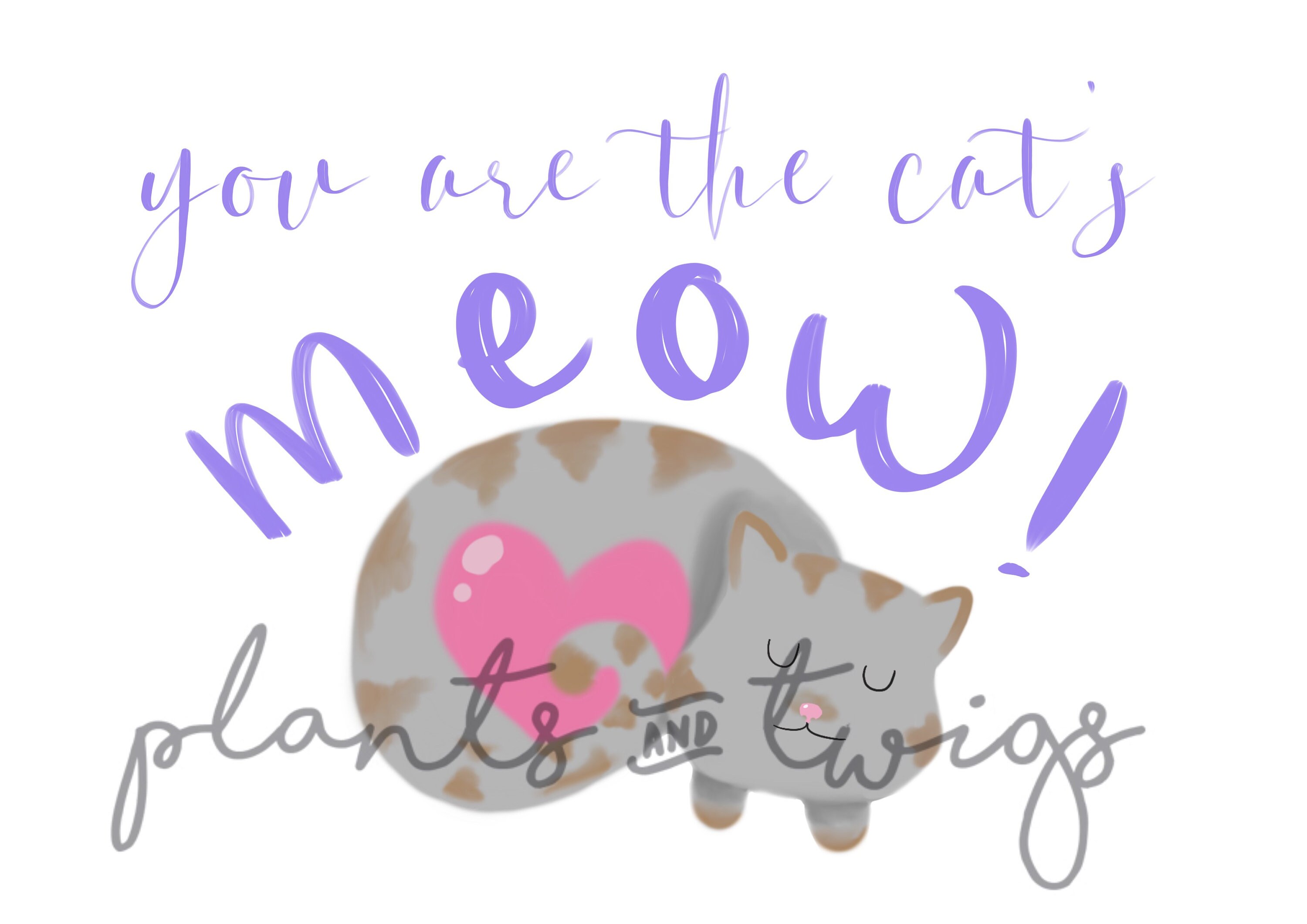 Youre the Cats Meow Card - Etsy
